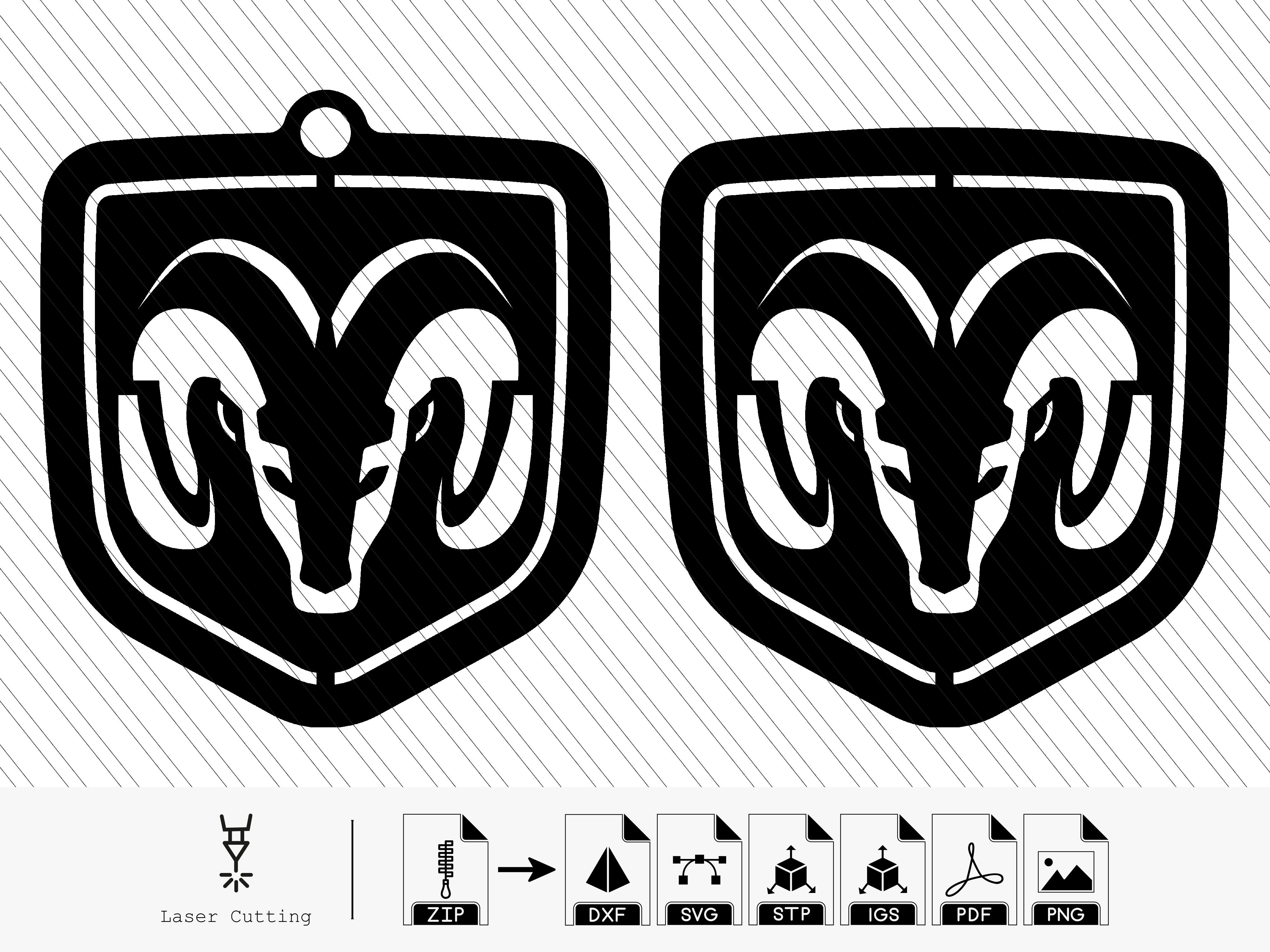Dodge RAM - digital files for Laser Cutting | Inspire Uplift