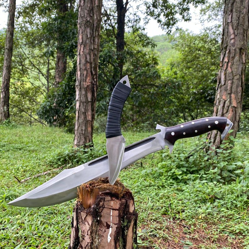 Functional & Sharpened Aesthetic Machete-Fixed Blade Handmad | Inspire ...