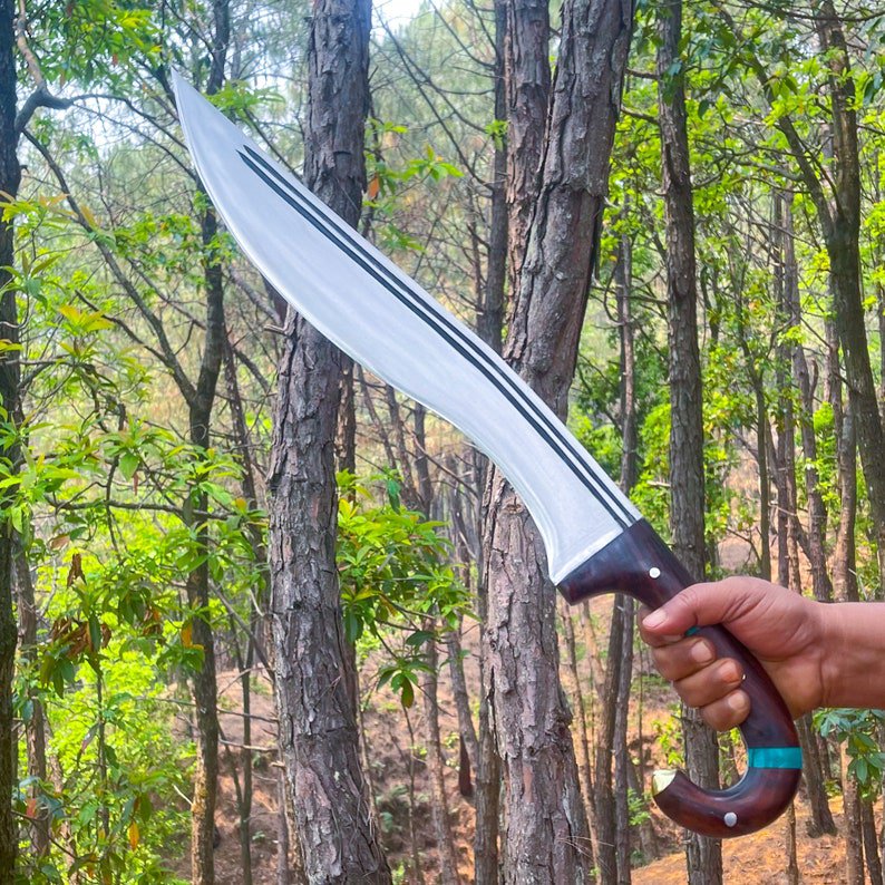 Rosewood Handle With 18 Inch Knife, Ready To Use, Gift For H | Inspire ...