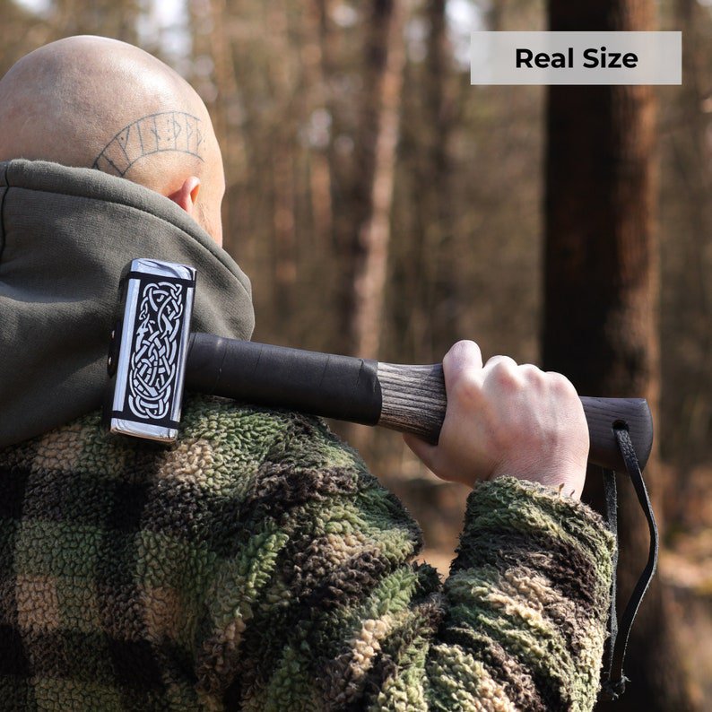 War Hammer, Hand Forged Viking Hammer, Functional Blacksmith | Inspire ...