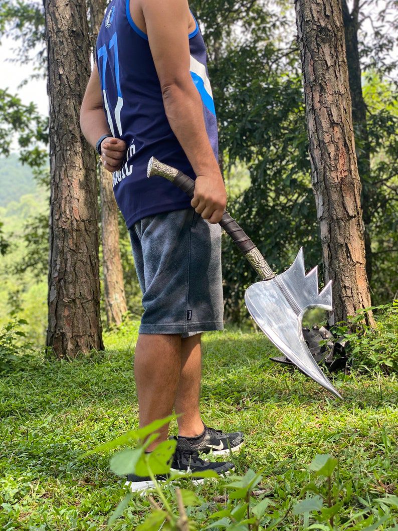 Short Halberd Style Axe Historical Medieval Axe Functional & | Inspire ...