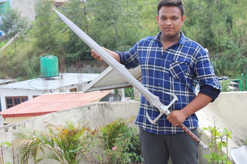 Full Tang Heavy Sword-Custom Sword Handforged Viking Sword H | Inspire ...