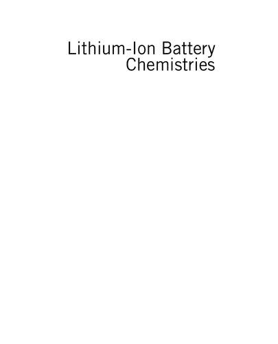 Lithium-Ion Battery Chemistries: A Primer PDF Instant Downlo | Inspire ...