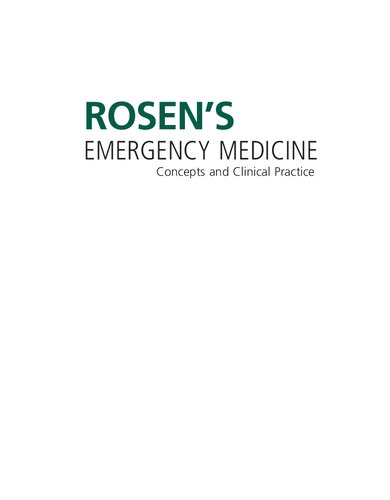 Rosen's Emergency Medicine: Concepts and Clinical Practice 9 | Inspire ...