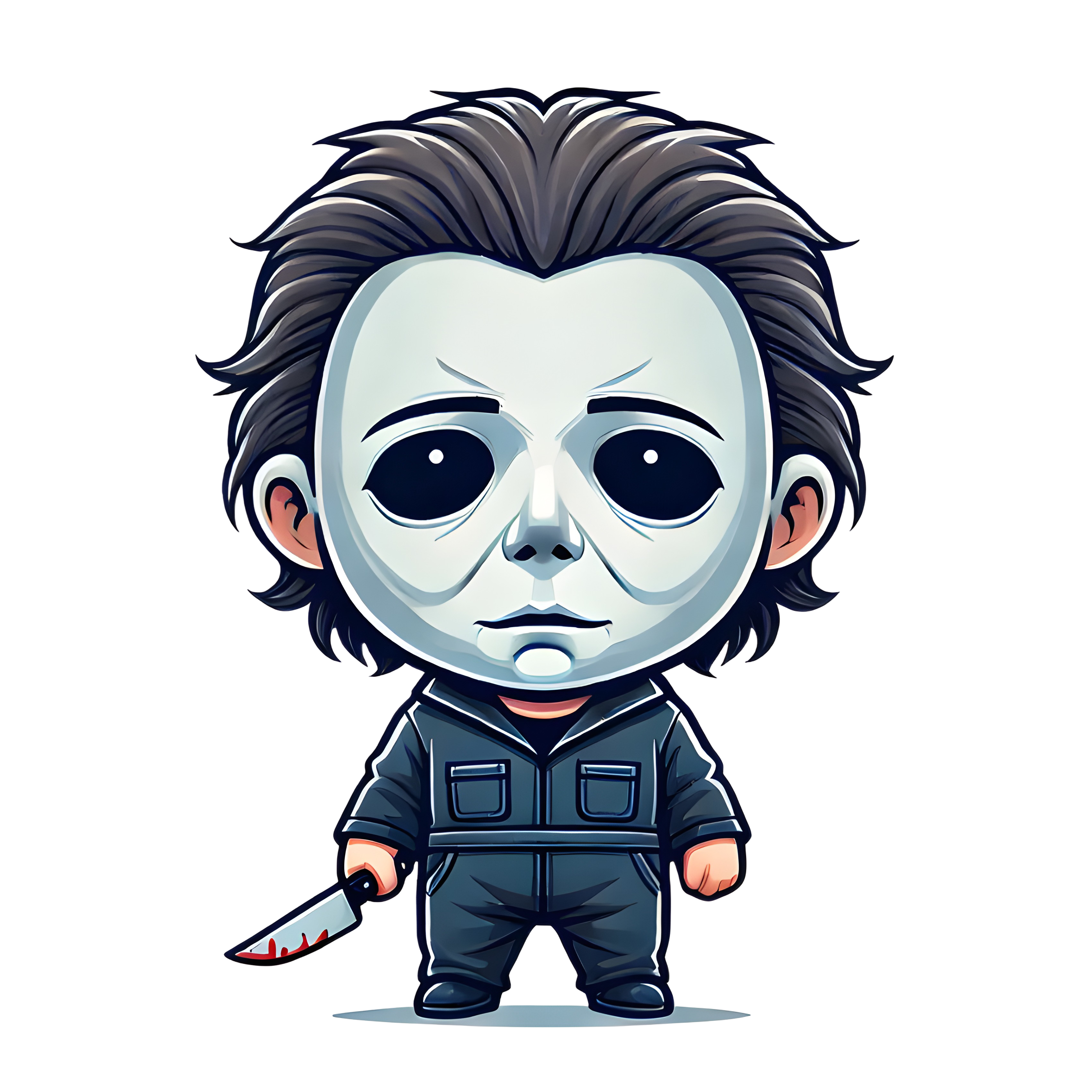 Michael Myers Chibi Art - PNG | Inspire Uplift