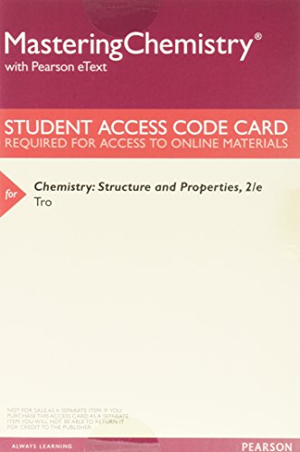 Chemistry: Structure and Properties Mastering Chemistry 2nd | Inspire ...