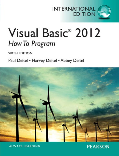 Visual Basic 2012: How to Program PDF Instant Download | Inspire Uplift