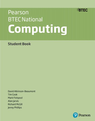 Btec National Computing Student Book 1 Pdf Instant Download Inspire