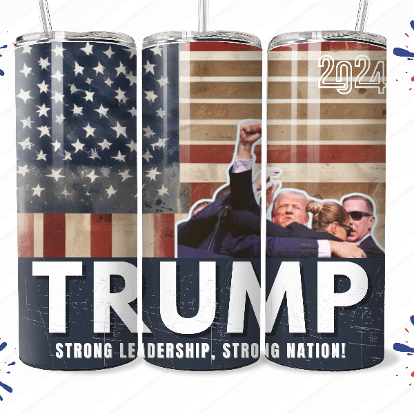 Trump Vote 2024 Digital Design for Tumbler Wraps, Trump PNG, | Inspire ...