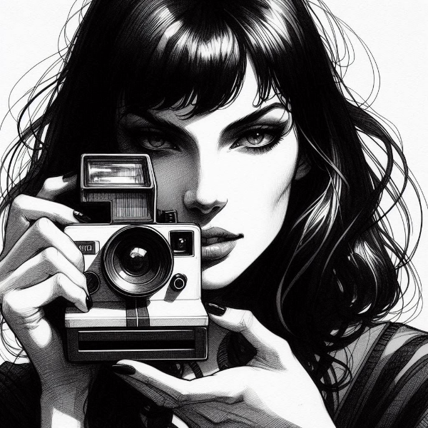 Polaroid Camera Art Digital Image No. 11 by Cam Views | Inspire Uplift