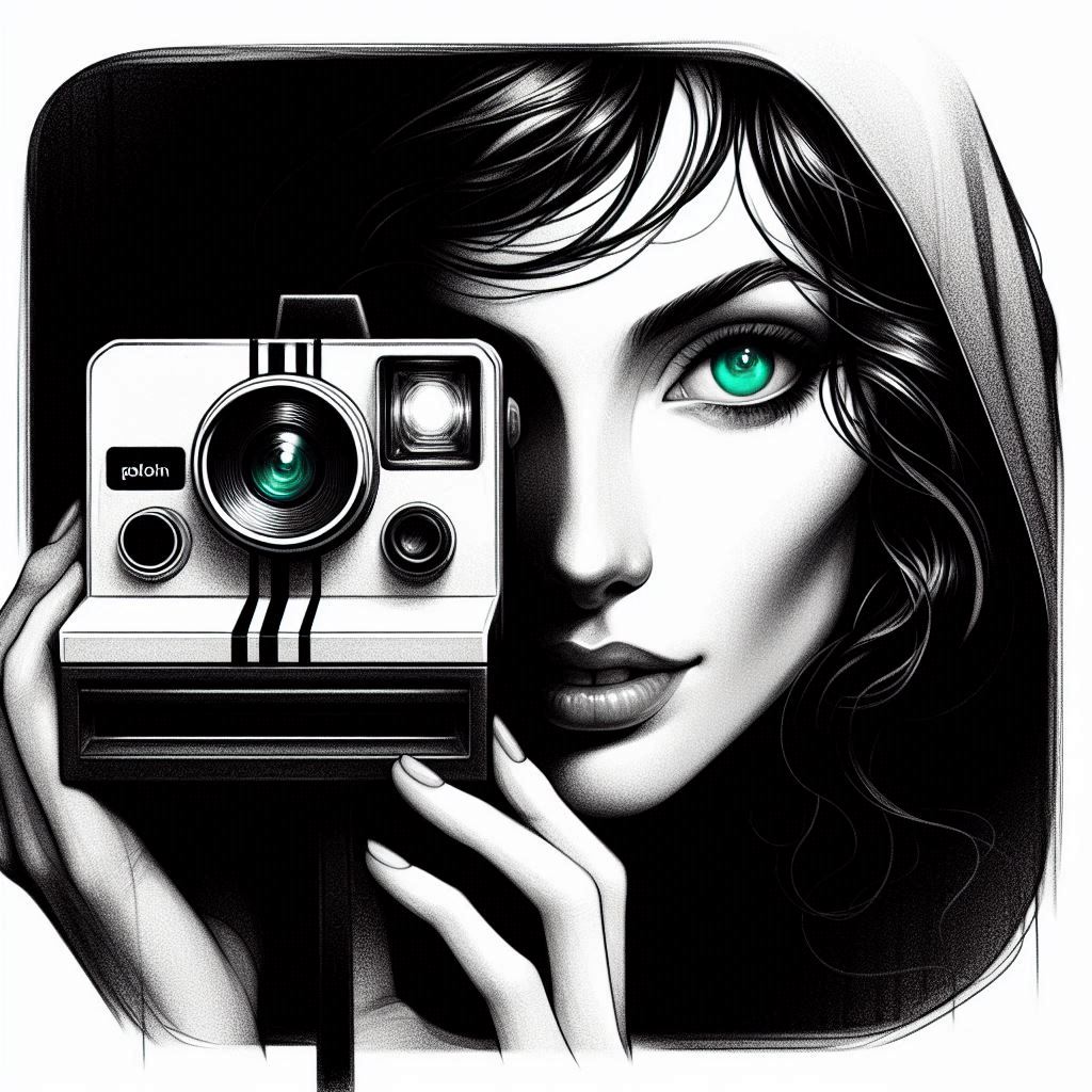 Polaroid Camera Art Digital Image No. 18 by Cam Views | Inspire Uplift