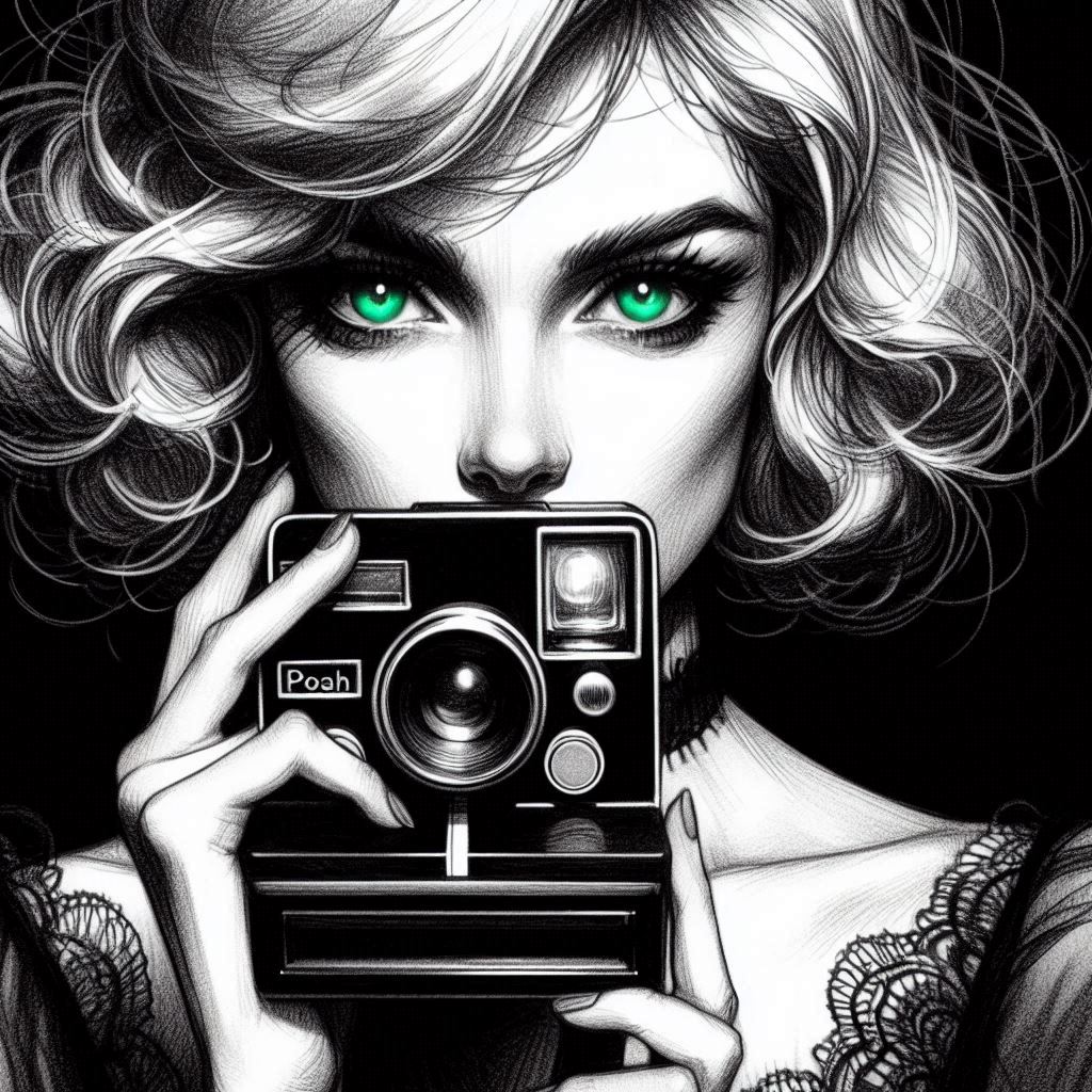 Polaroid Camera Art Digital Image No. 20 by Cam Views | Inspire Uplift