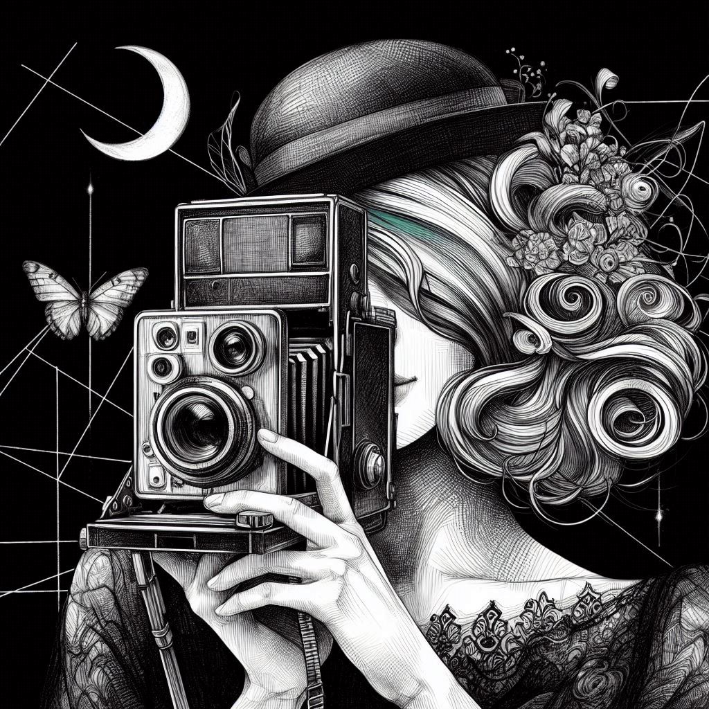 Polaroid Camera Art Digital Image No. 29 by Cam Views | Inspire Uplift