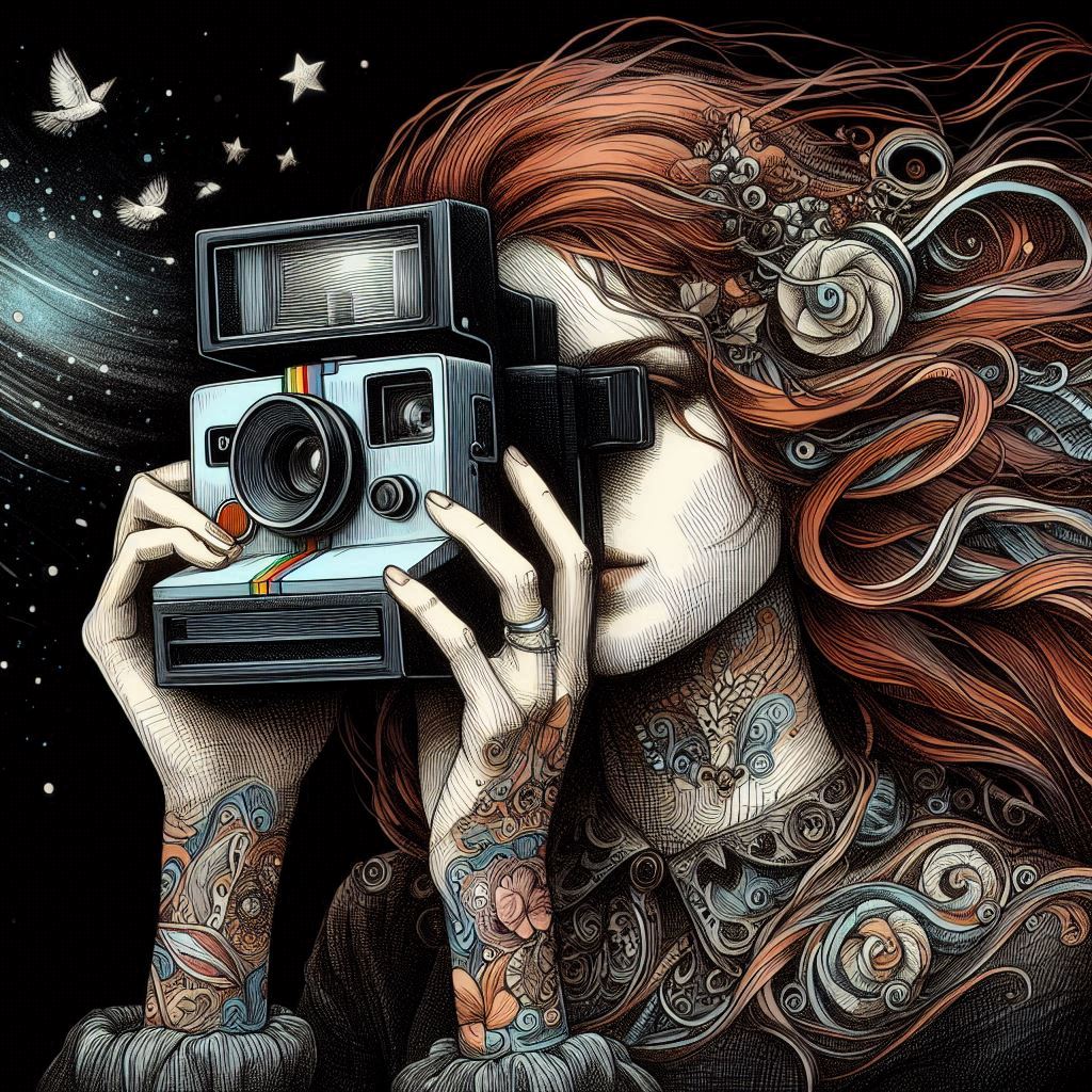 Polaroid Camera Art Digital Image No. 30 by Cam Views | Inspire Uplift