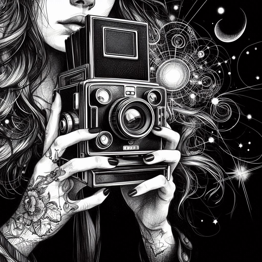 Polaroid Camera Art Digital Image No. 34 by Cam Views | Inspire Uplift