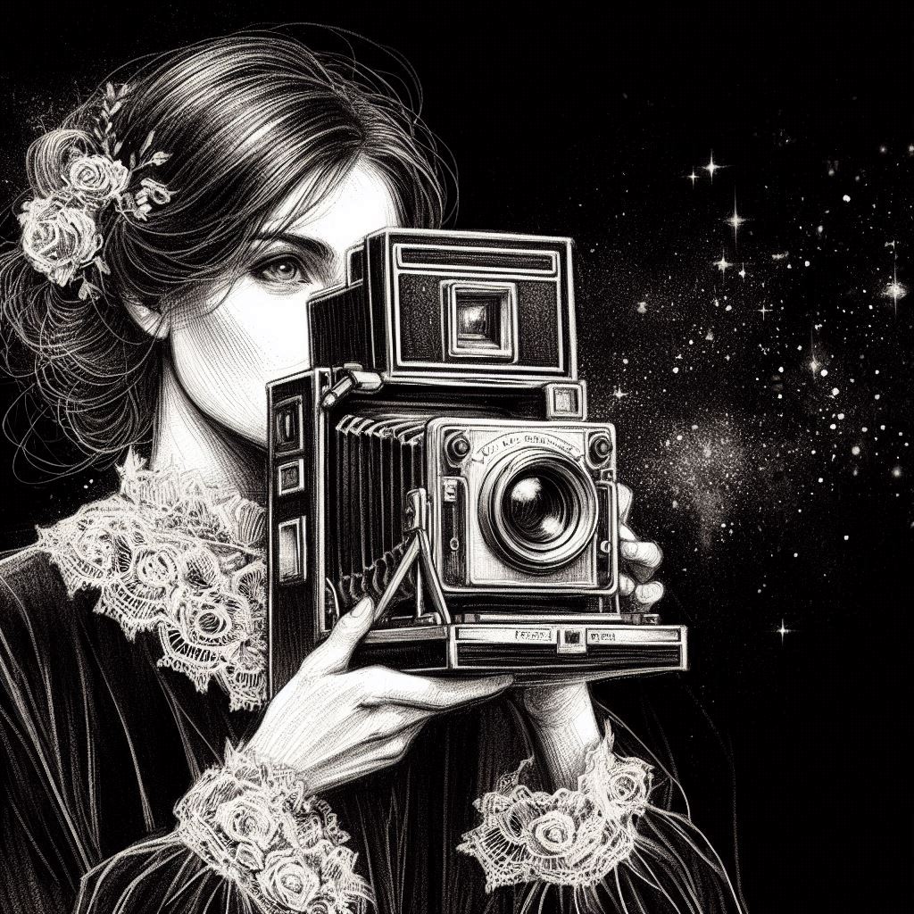 Polaroid Camera Art Digital Image No. 35 by Cam Views | Inspire Uplift