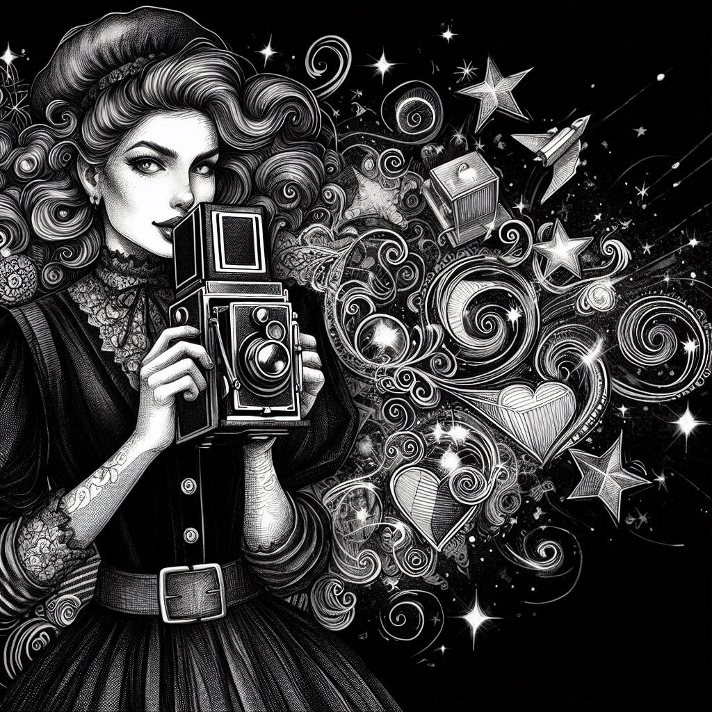 Polaroid Camera Art Digital Image No. 39 by Cam Views | Inspire Uplift