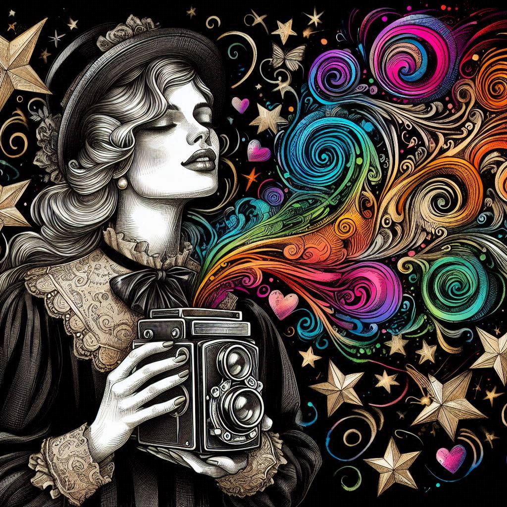 Polaroid Camera Art Digital Image No. 46 by Cam Views | Inspire Uplift