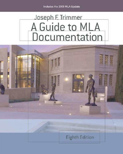 A guide to MLA documentation: with an appendix on APA style | Inspire ...