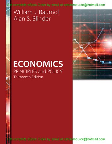 Economics Principles and Policy 13 PDF Instant Download | Inspire Uplift
