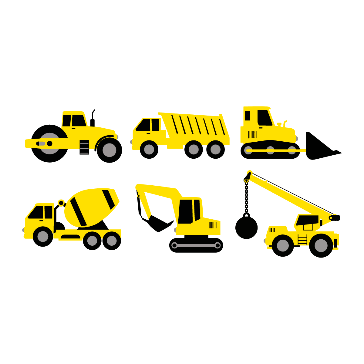 Construction Svg, Excavator Svg, Trucks Svg, Dump Truck Svg, | Inspire ...