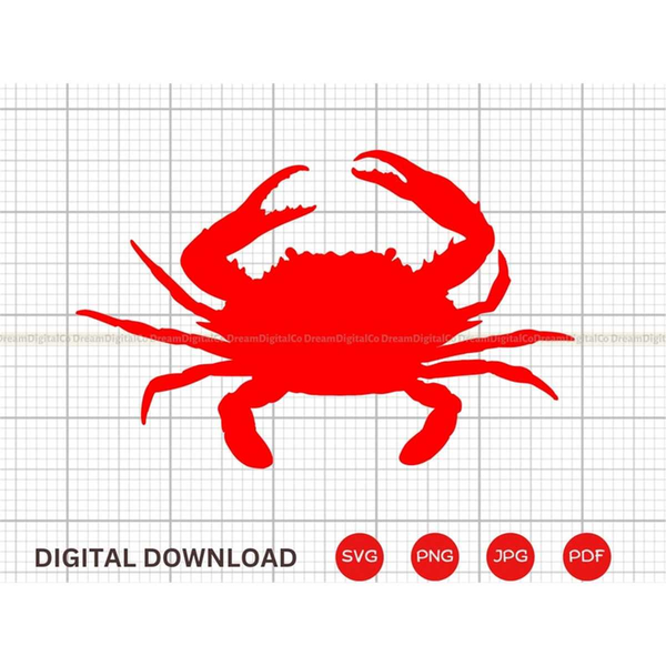 Crab SVG, Blue Crab Svg, Crab Clipart, Crab Svg Cut Files, S | Inspire ...