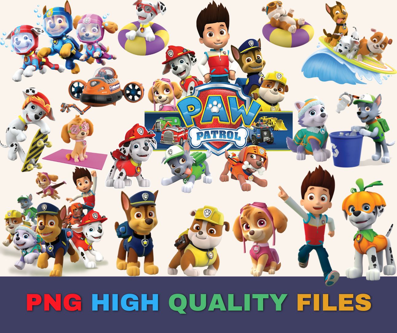 Paw Patrol Font Svg | Inspire Uplift