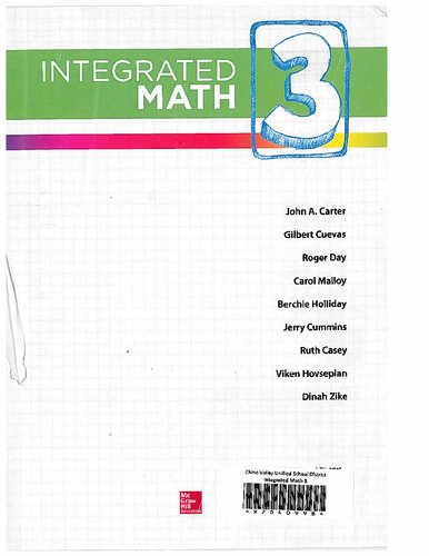Integrated math 3 PDF Instant Download | Inspire Uplift