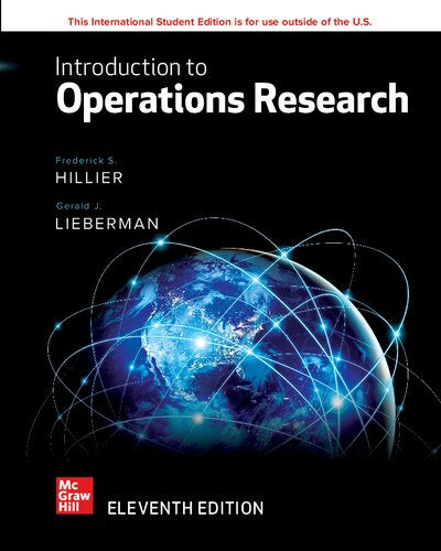 Introduction To Operations Research 11 Pdf Instant Download Inspire