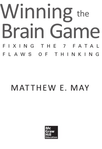 Winning the Brain Game Fixing the 7 Fatal Flaws of Thinking | Inspire ...