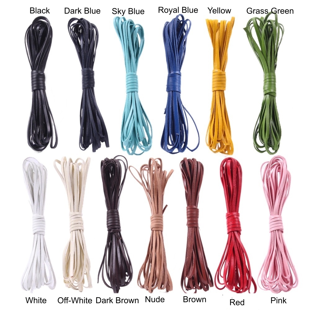 3mm colored lacquered cowhide rope, first layer cowhide vege | Inspire ...