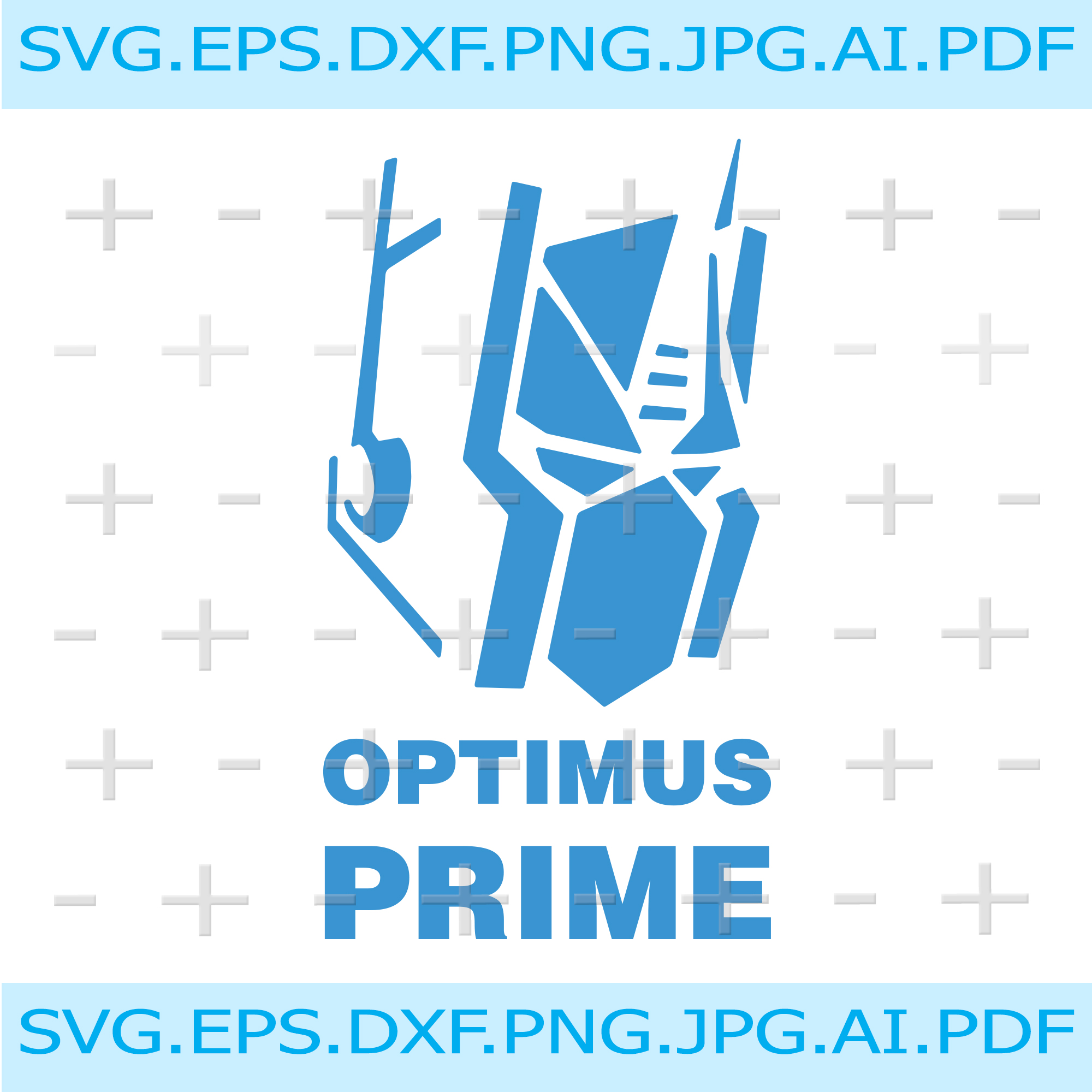 Transformers Optimus Prime face SVG | Inspire Uplift
