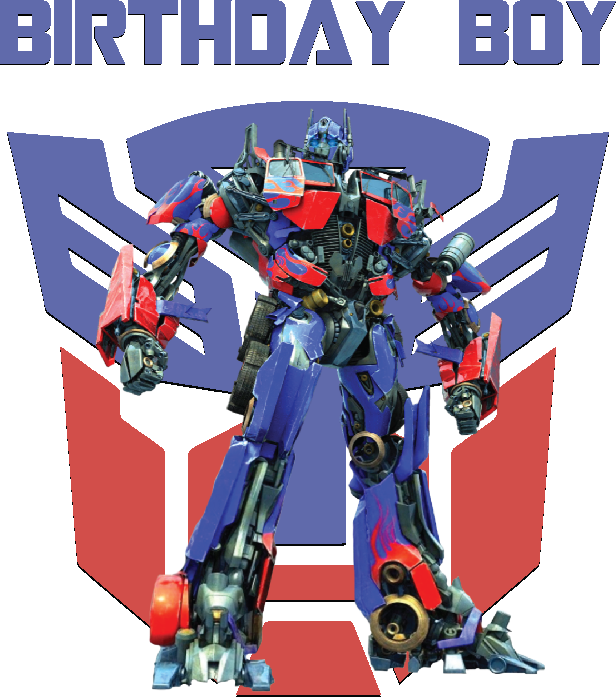 Birthday Boy Optimus Prime | Inspire Uplift