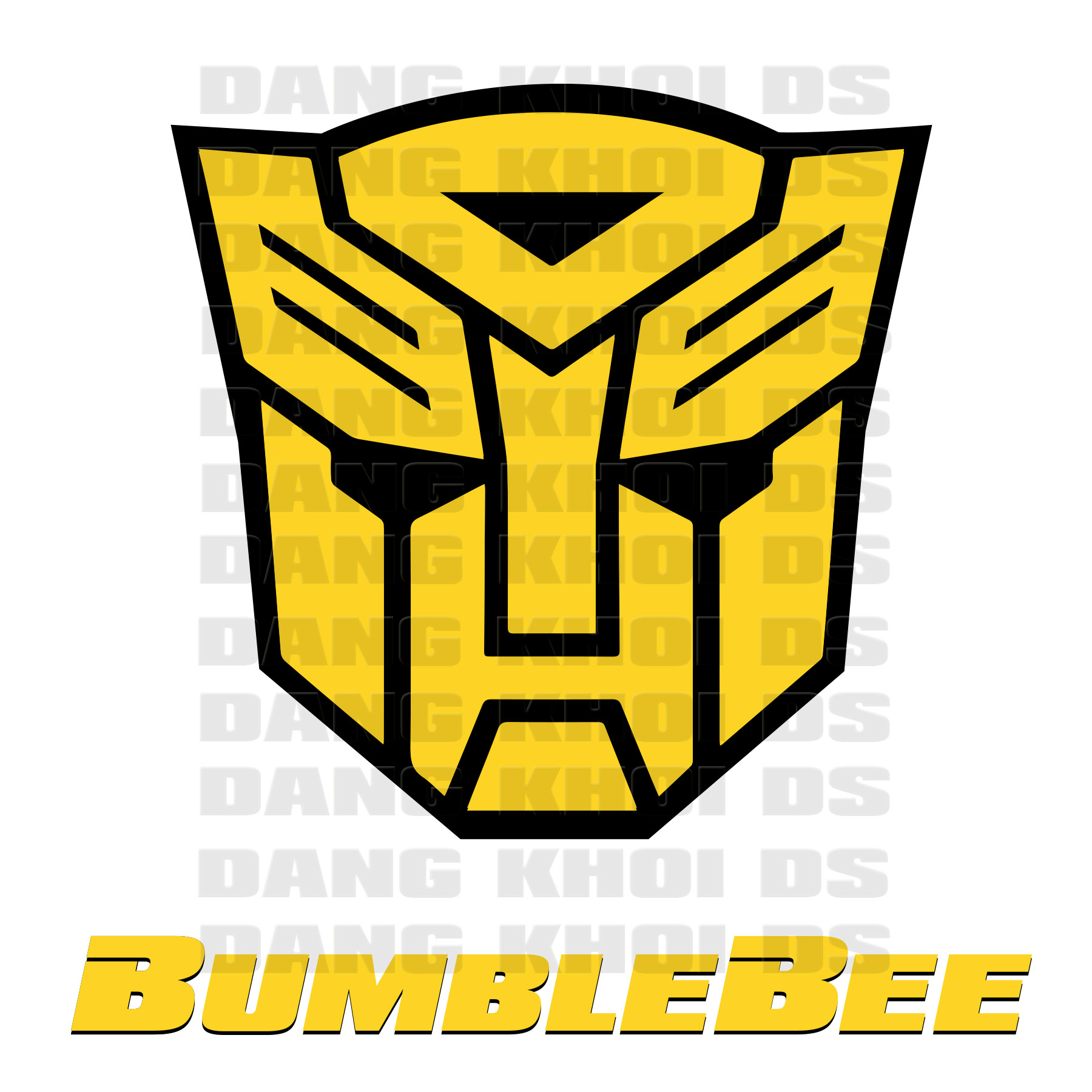 Bumblebee face logo SVG | Inspire Uplift