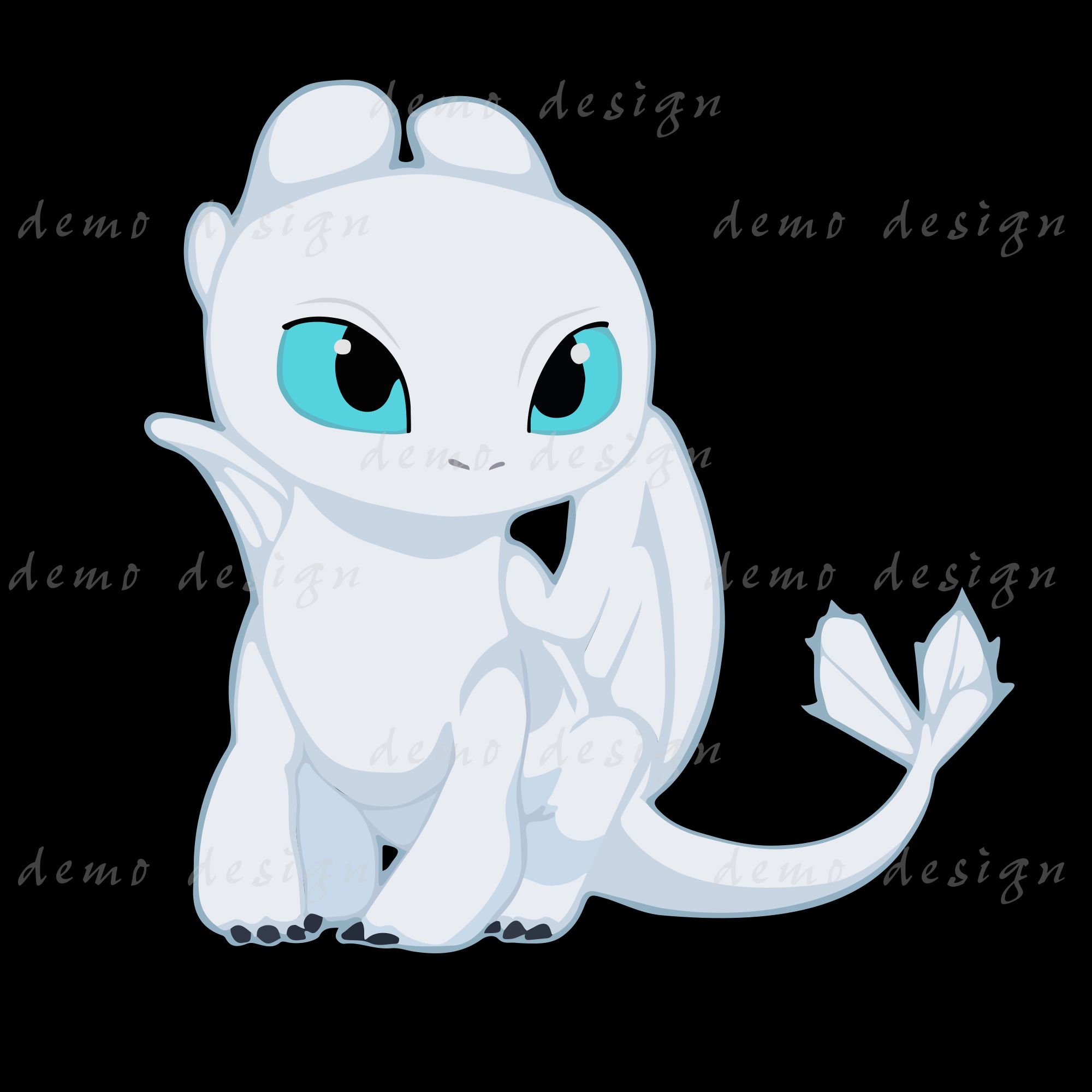 Light Fury face Svg,Train Your Dragon 3 Light Fury Svg, | Inspire Uplift