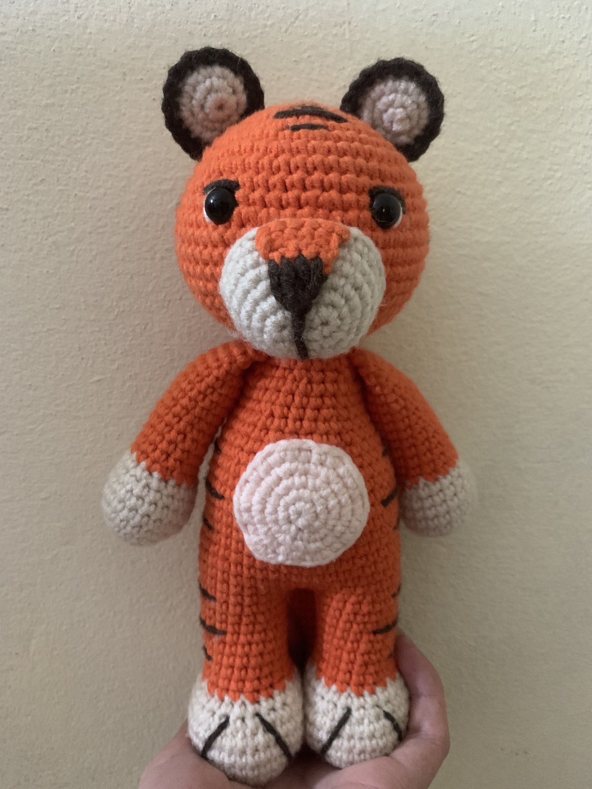 Finished Tiger Crochet - Tiger Stuffed Handmade Gift - Tiger | Inspire ...