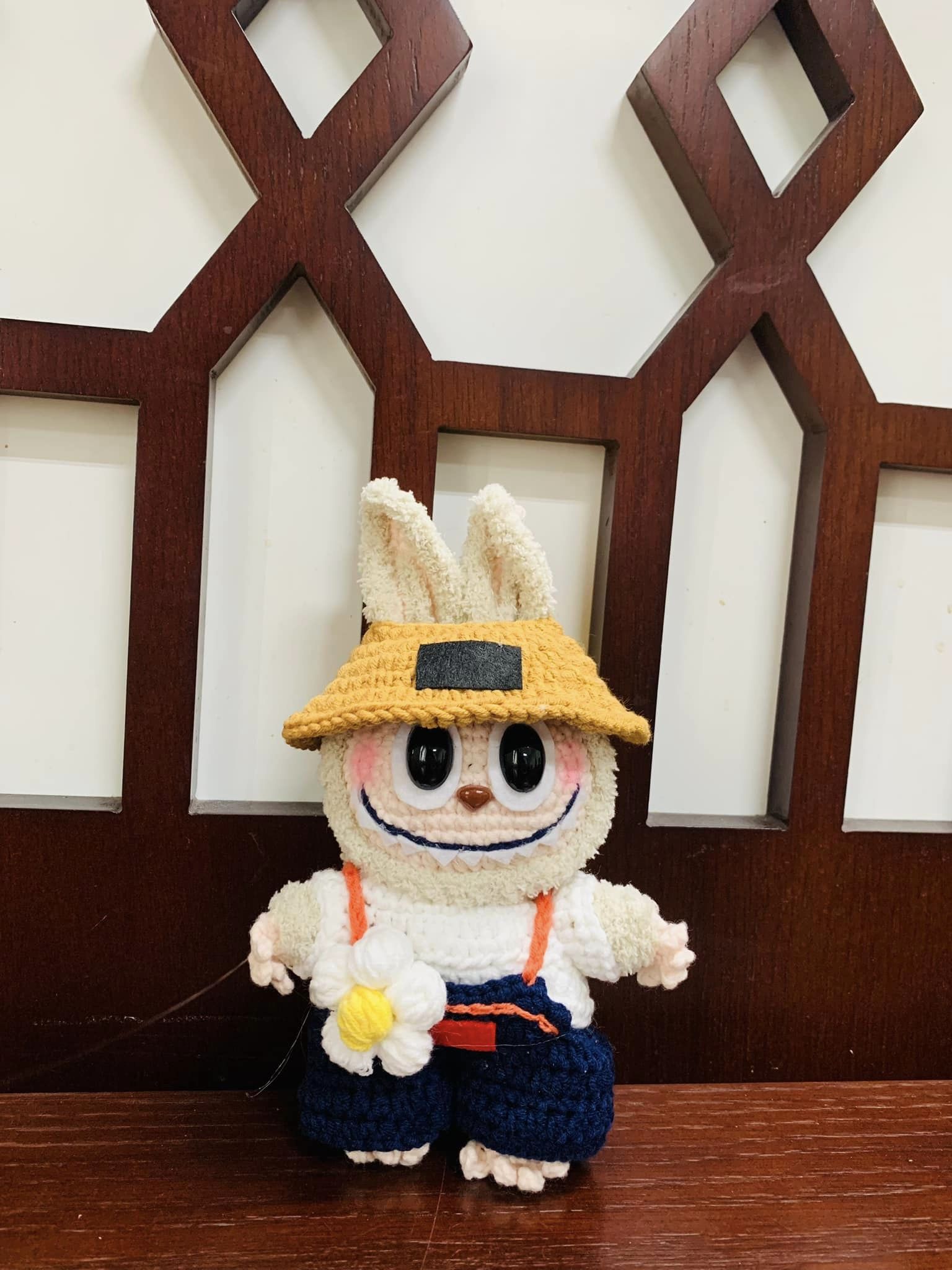 Finish Product : Labubu Doll Flower Crochet, Labubu Doll Han | Inspire ...
