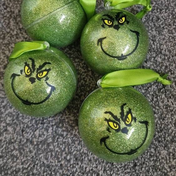 Grinch Faces Vinyl Decals. Christmas Character, Themed Inspi | Inspire ...