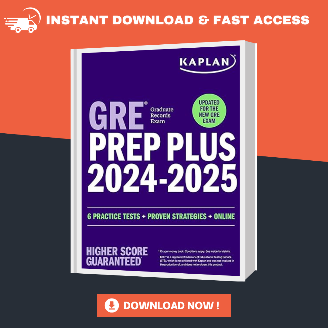 GRE Prep Plus 2024-2025 - Updated for the New GRE: by Kaplan - Inspire ...