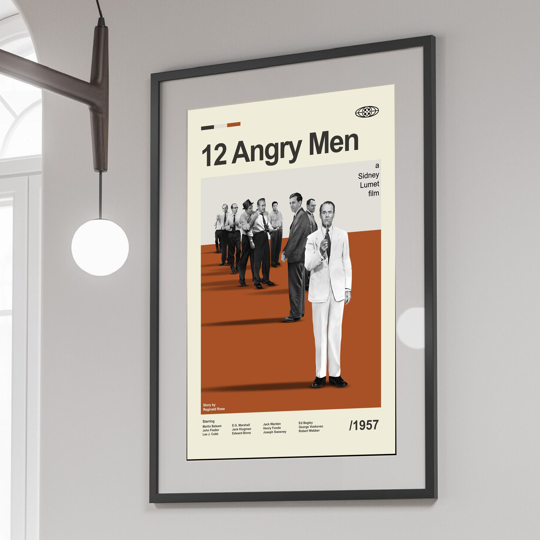 12 Angry Men Movie Poster, Retro Movie Print, Modern Vintage | Inspire ...