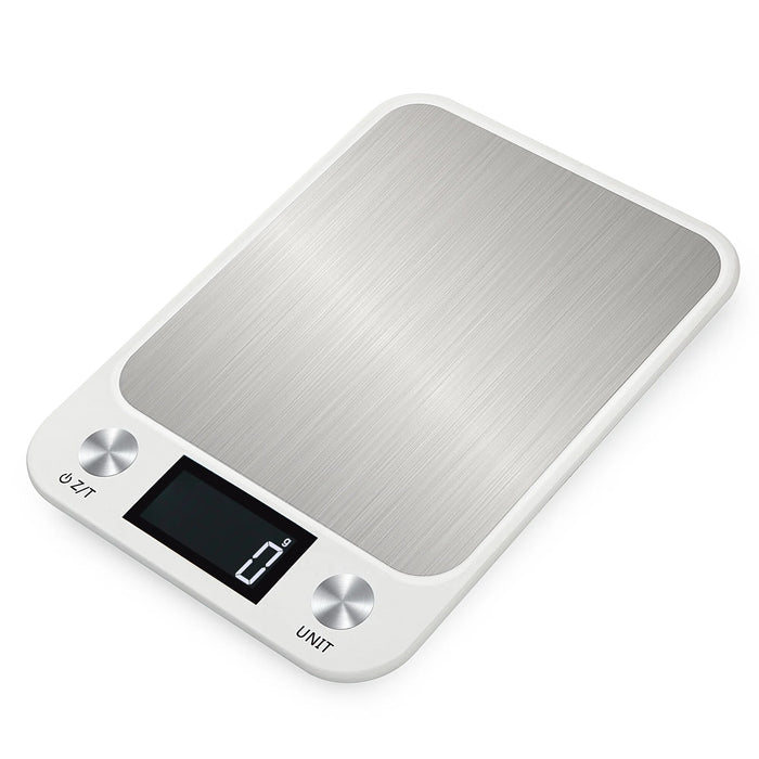 Anygleam White Stainless Kitchen Scale 10Kg Accurate Measure | Inspire ...