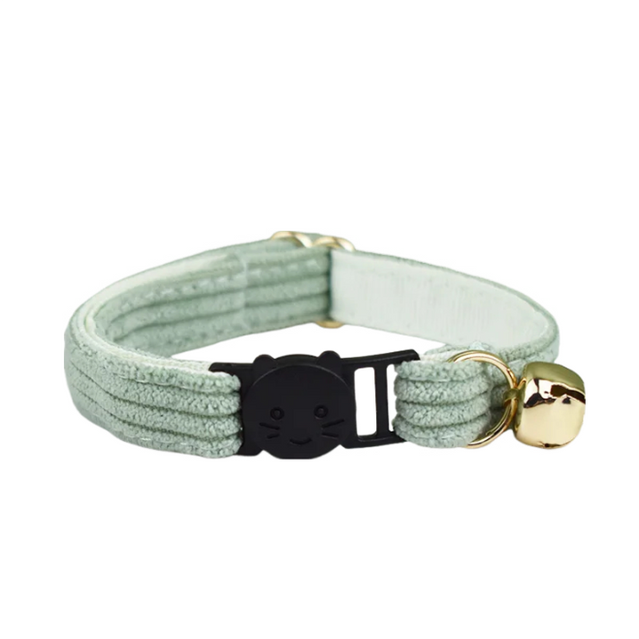 AnyWags Cat Collar Mint Green Large with Safety Buckle | Inspire Uplift