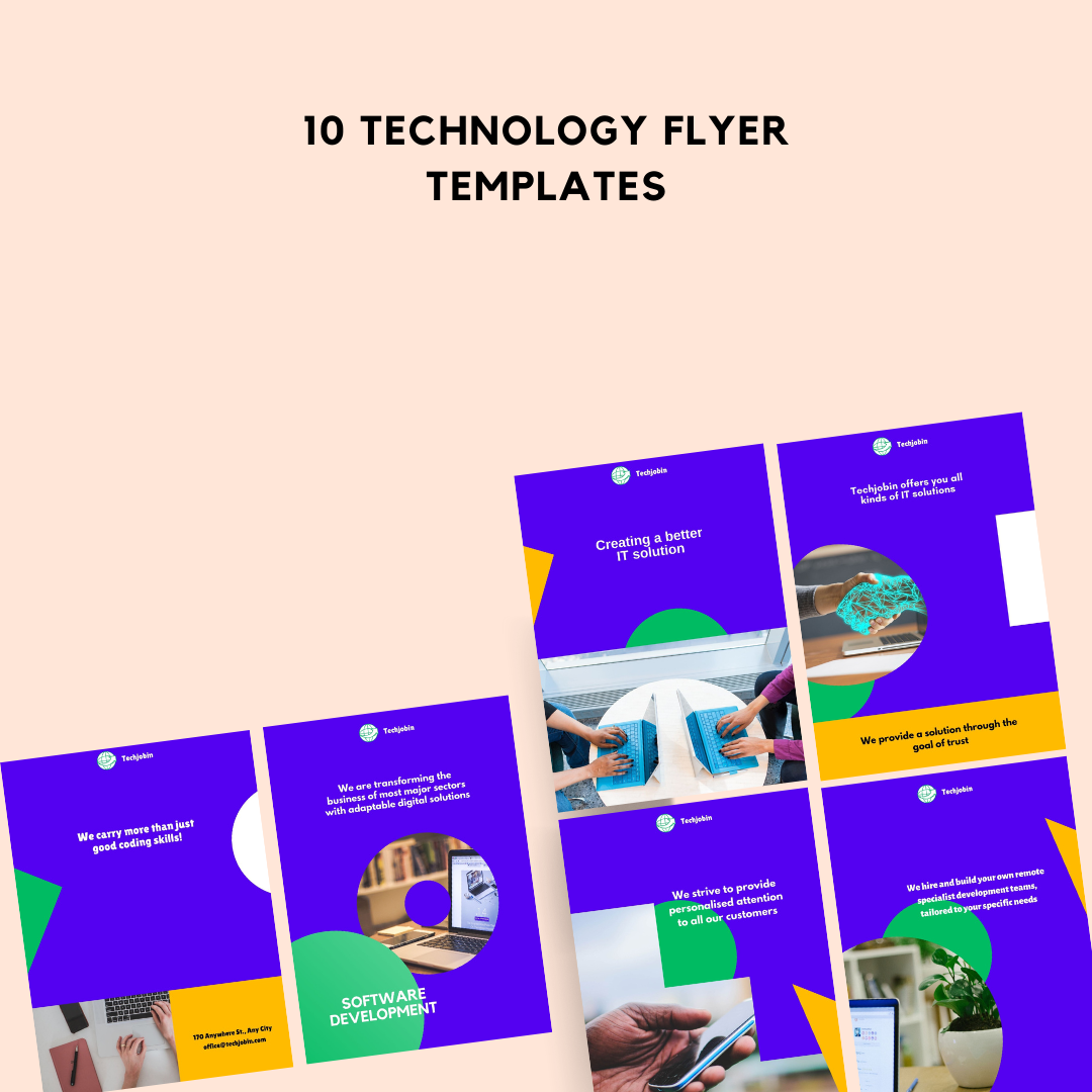 Flyers Templates for Technology | Inspire Uplift