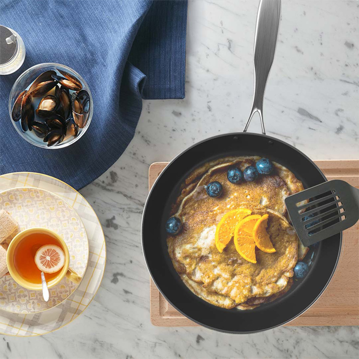 SOGA Stainless Steel Fry Pan 22cm Frying Pan Induction FryPa | Inspire ...