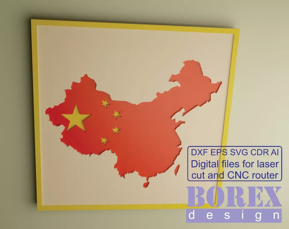 China Patriotic Art - DXF-CDR-AI-EPS-SVG digital files for l - Inspire ...