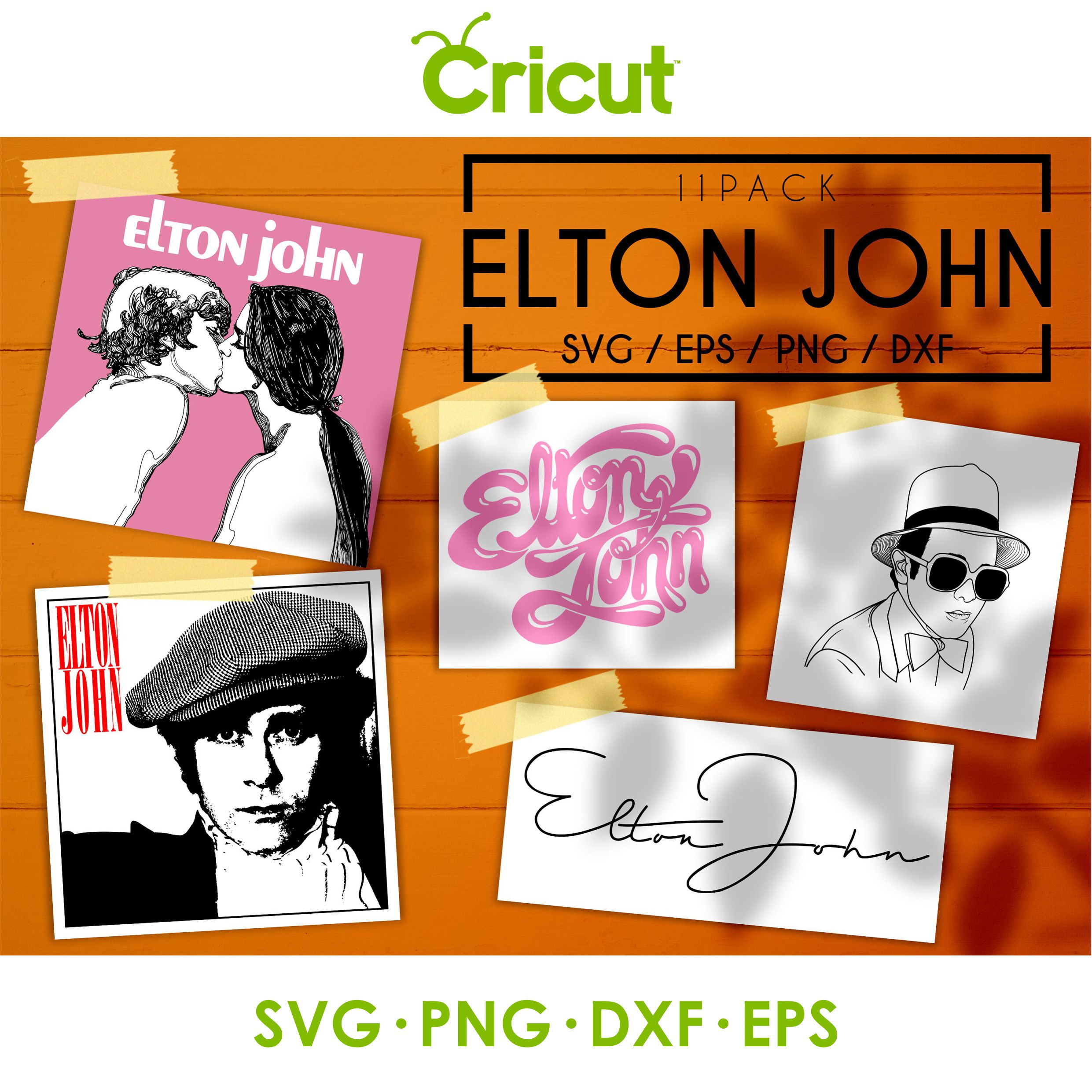 Elton John Svg | Inspire Uplift