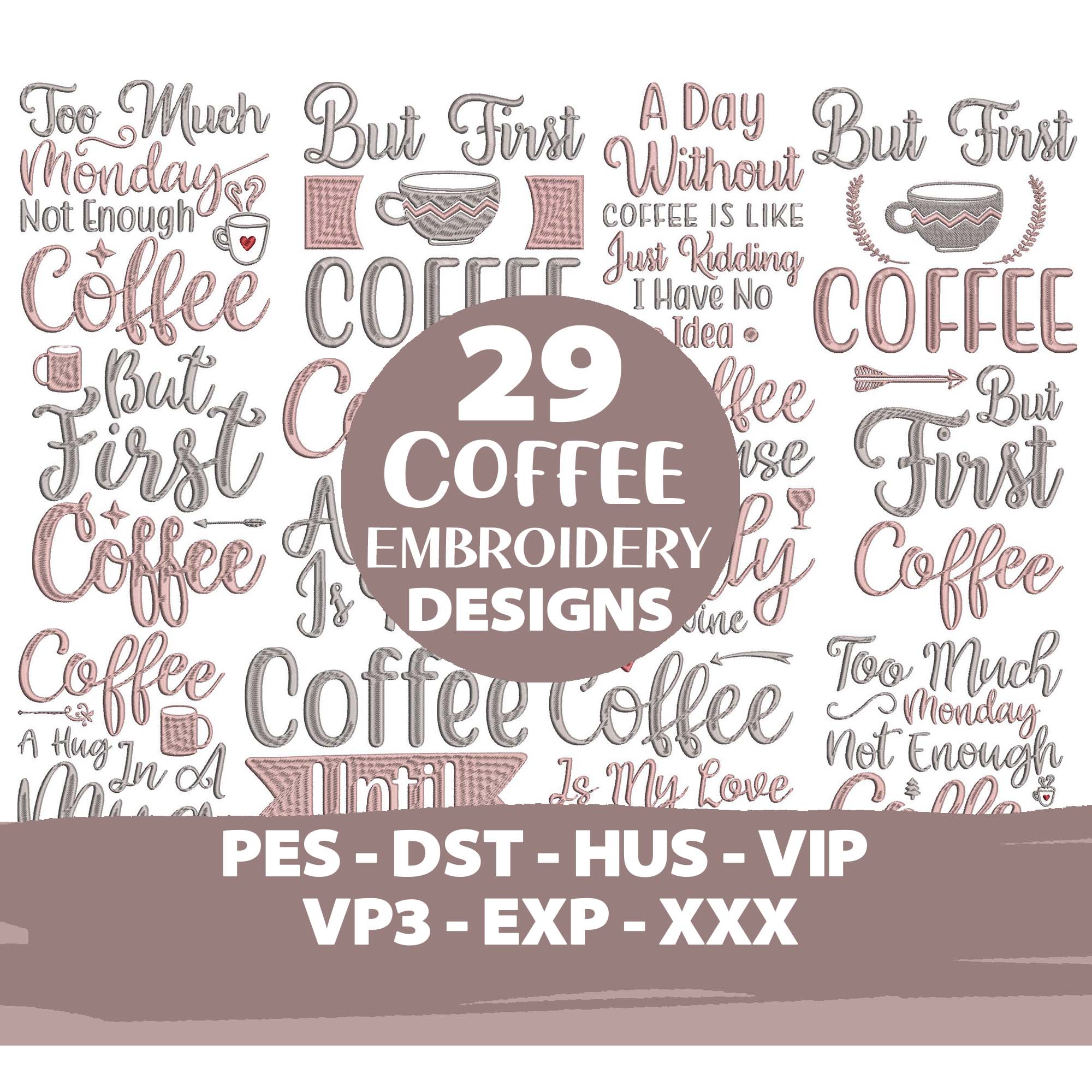 29 Coffee Emboidery Designs - embroidery design, Machine emb | Inspire ...