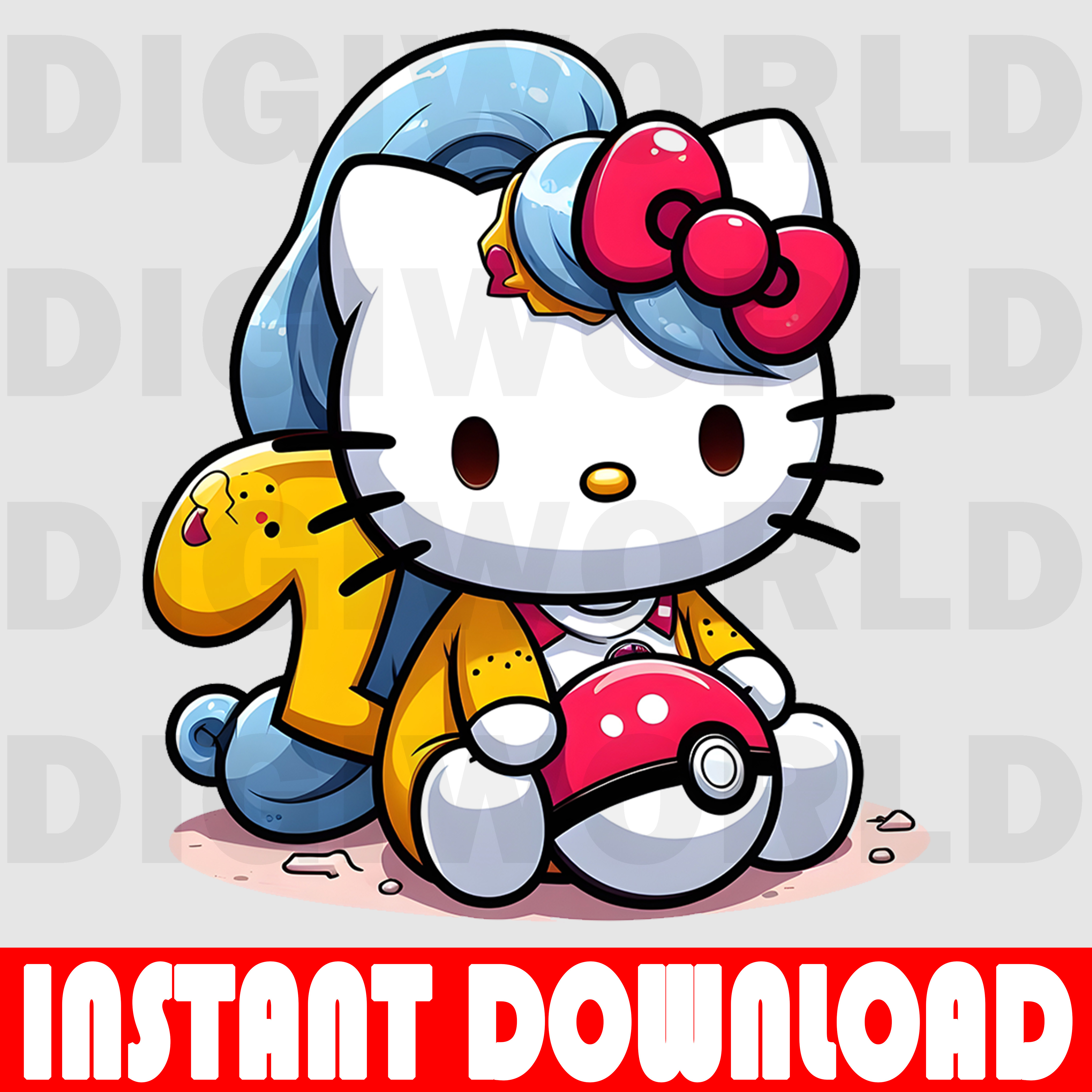 Cute Hello Kitty Love - Hello Love Kitty Png - Pokemon Kitty | Inspire ...