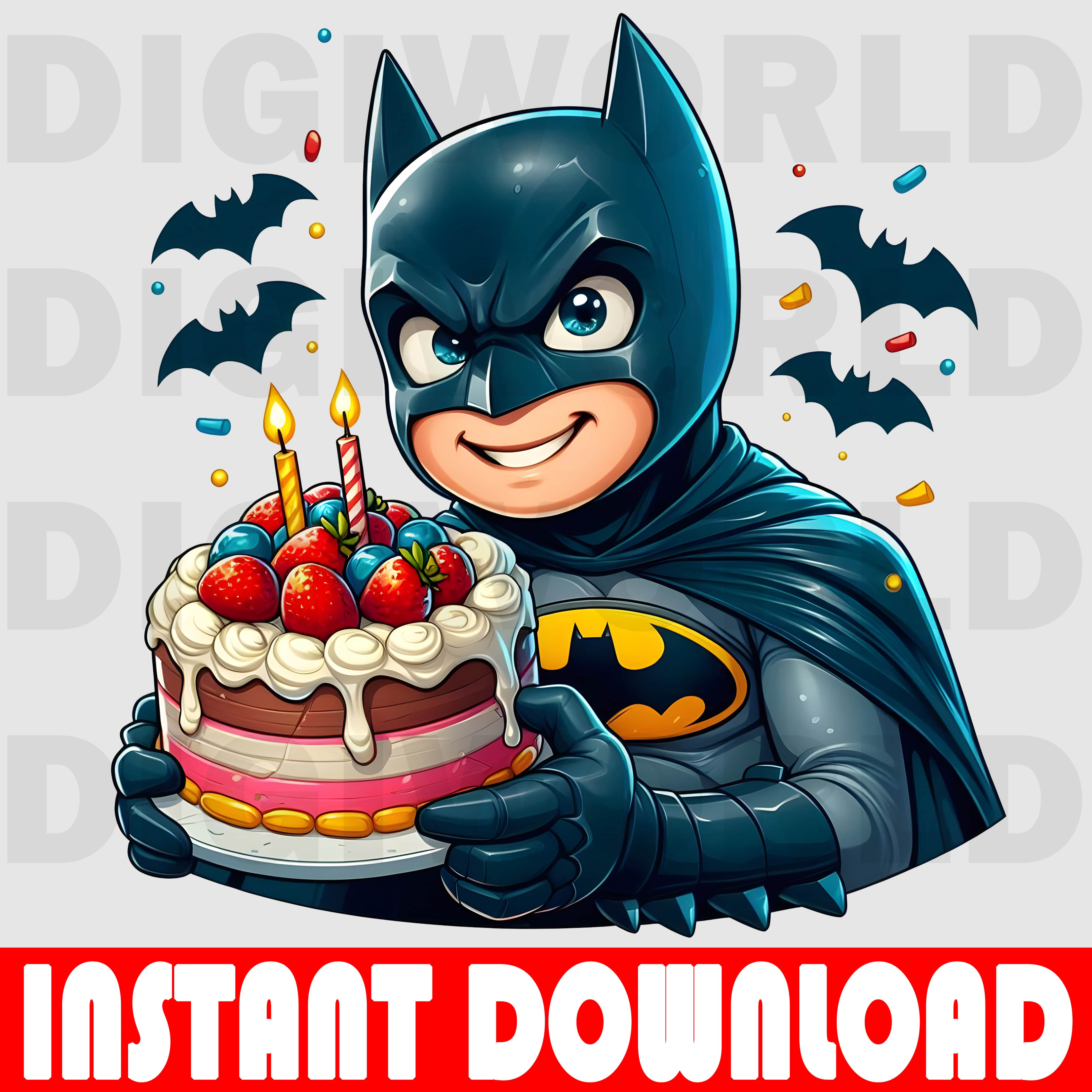 BatMan Birthday Cliparts - Birthday BatMan PNG - Birthday Di | Inspire ...