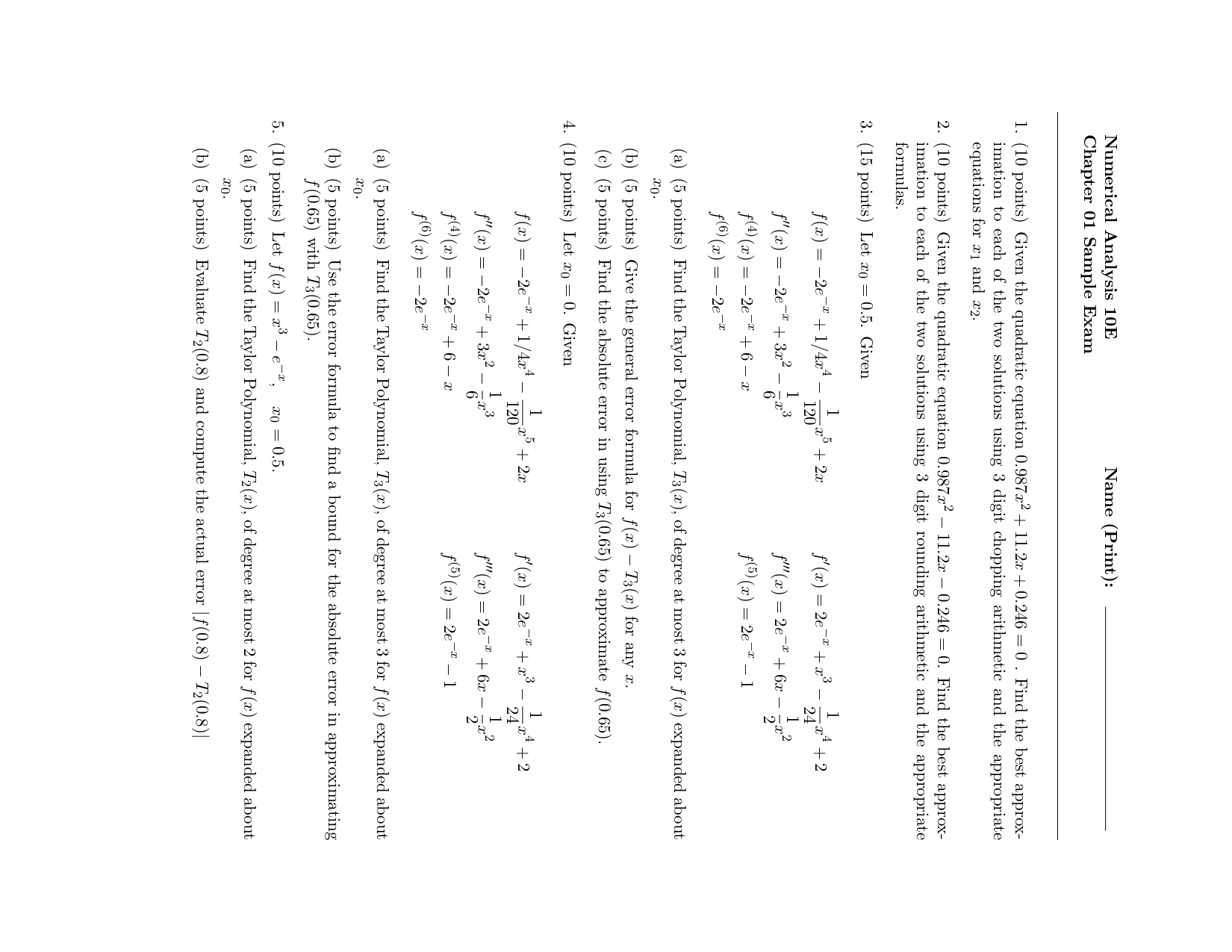 Test Bank for Numerical Analysis 10th Edition by Richard L. | Inspire ...